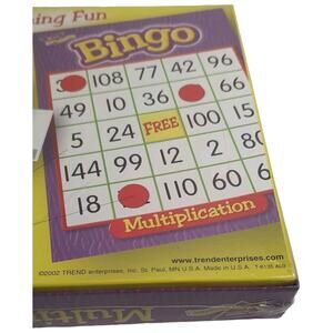 Trend Enterprises Inc | Toys | Trend Multiplication Bingo Game Learning ...